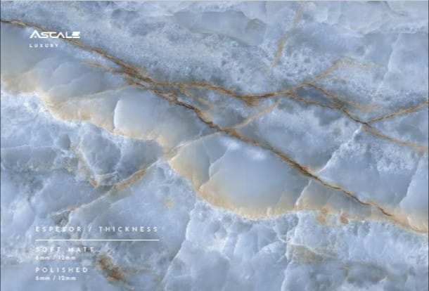 ONICE BLU 12MM – Cubiertas y Herrajes